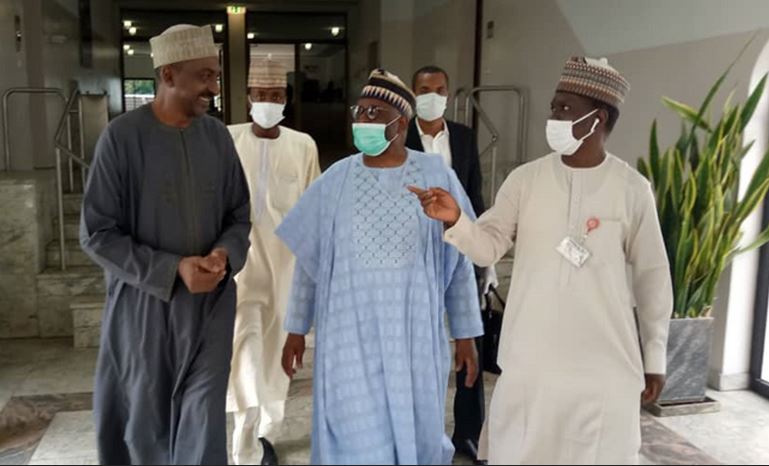 Breaking News: Gambari Arrives Presidential Villa (Photos)