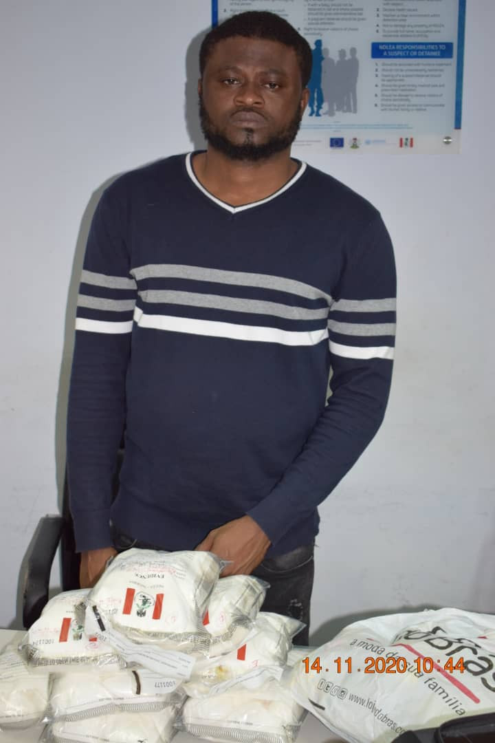 Nigerian Man Who Just Returned From Brazil Caught With 12.05kg High ...