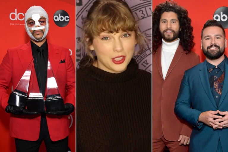 Taylor Swift, The Weeknd, Others Win Big at 2020 American Music Awards ...