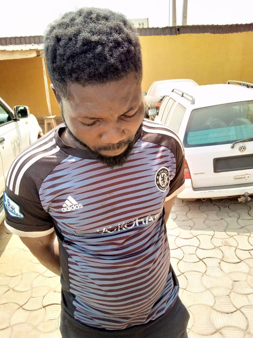 Photo Of Man Nabbed For Allegedly Beating Okada Rider To Death In Ogun