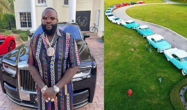 Rick Ross Shows Off Collection Of His Over 100 Classic Cars And Trucks ...