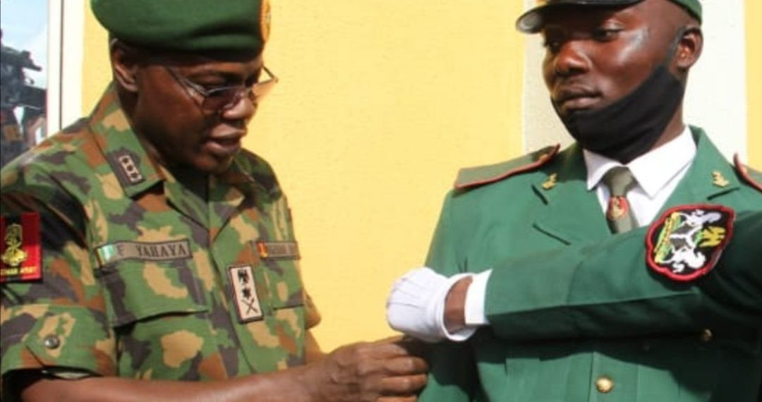 Photo Of Nigerian Soldier Promoted For Accomplishing Tasks Above His Rank