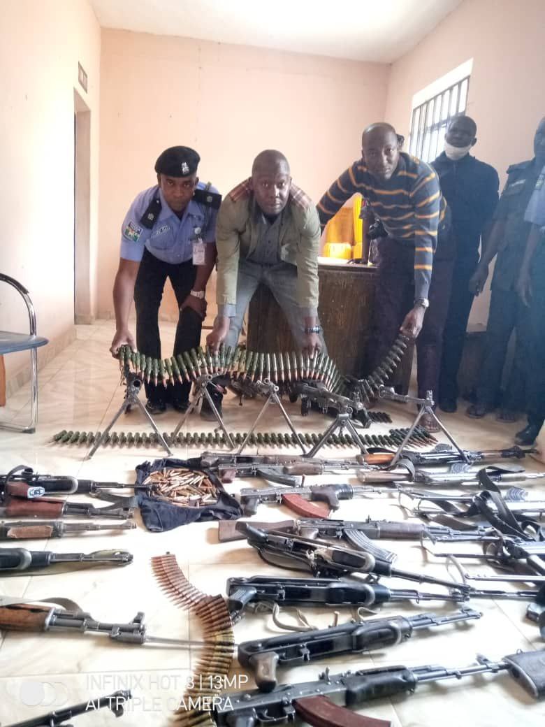 Photos Of The Bandits That Surrendered Their Deadly Weapons To Katsina ...