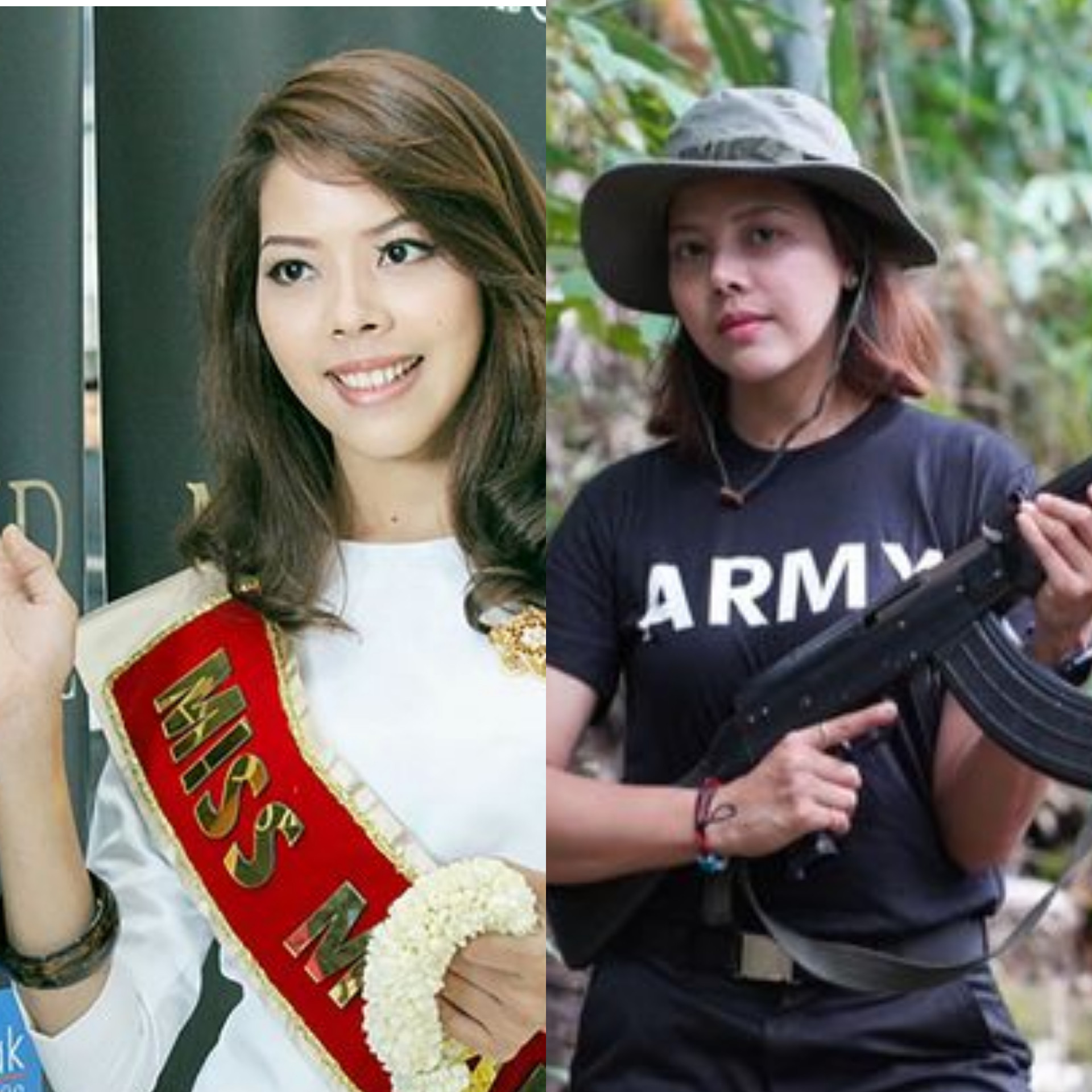 Former Beauty Queen Takes Up Arm To Fight Against Myanmar's Military ...