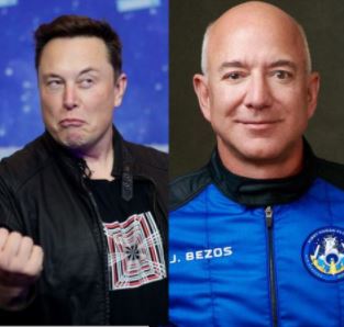 Elon Musk Mocks Jeff Bezos After Beating Him In a $2.9 billion NASA ...