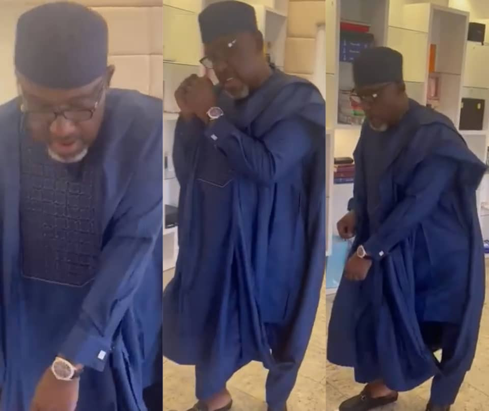 Did You Know That Senator Rochas Okorocha Could Dance Like This? Watch!