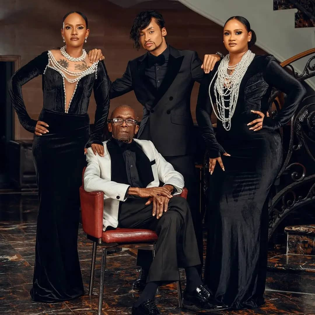 Denrele Edun Shares Lovely Family Photos As He Celebrates His Dad On ...
