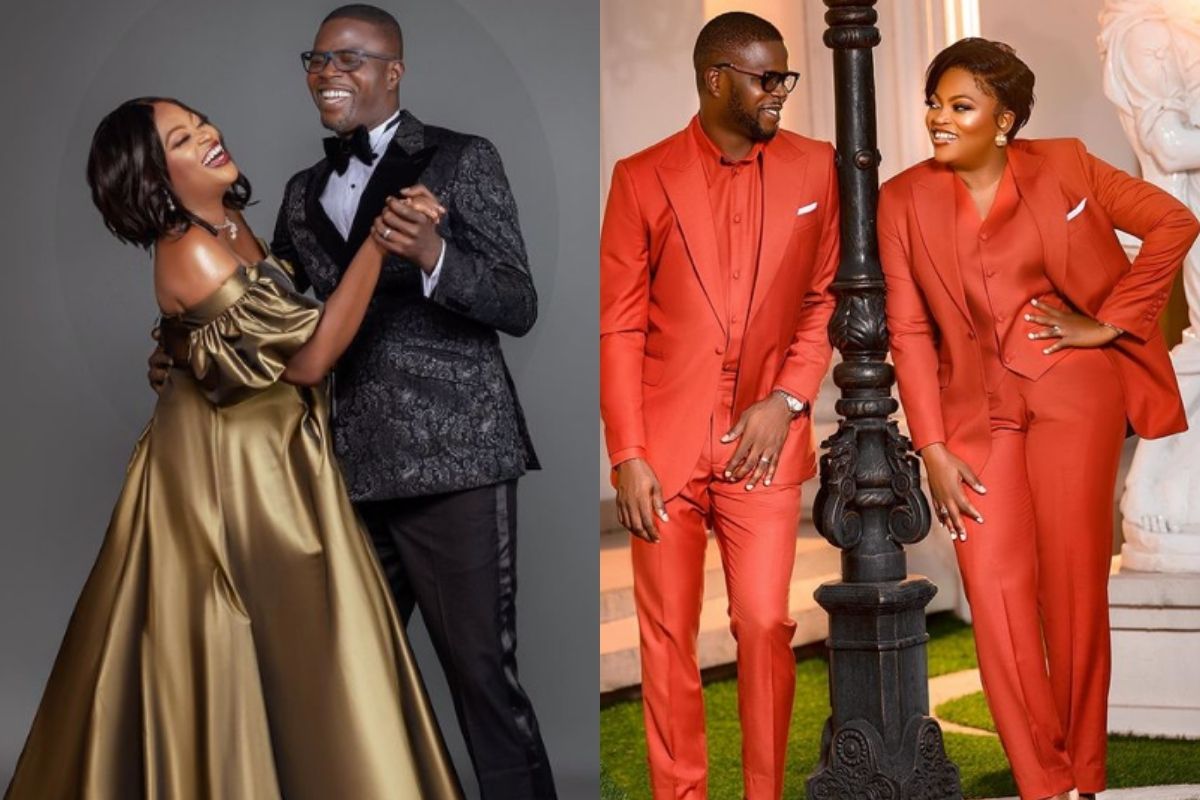 Funke Akindele Shares Loved-up Photos With Her Husband As She ...