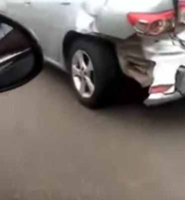 Tension As Cows Cause Accident In Abuja (Video)