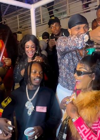 Singer, Naira Marley Makes Money Rain At Angela Okorie's Birthday Party ...
