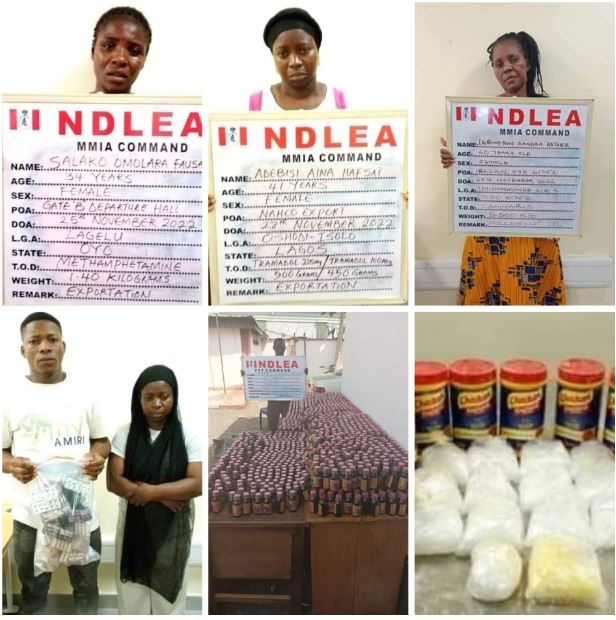 Grandma, Two Other Women Arrested As NDLEA Seizes 2000 Bottles Of ...