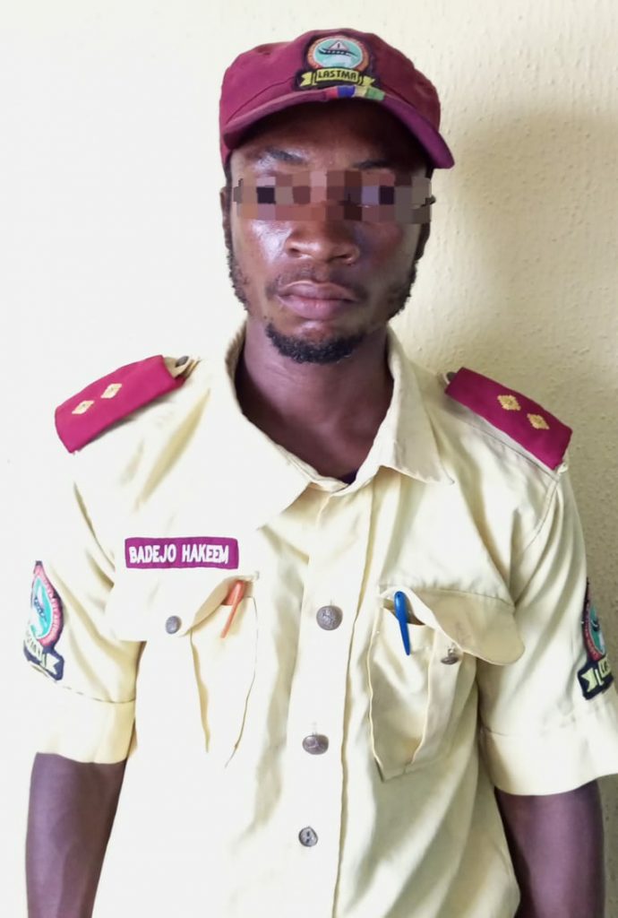 LASTMA Nabs Fake Traffic Official In Lekki