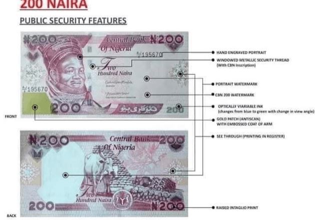 CBN Releases Security Features Of New Naira Notes As Fake Circulates