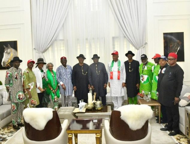 Peter Obi Visits Goodluck Jonathan In Bayelsa (Photos)