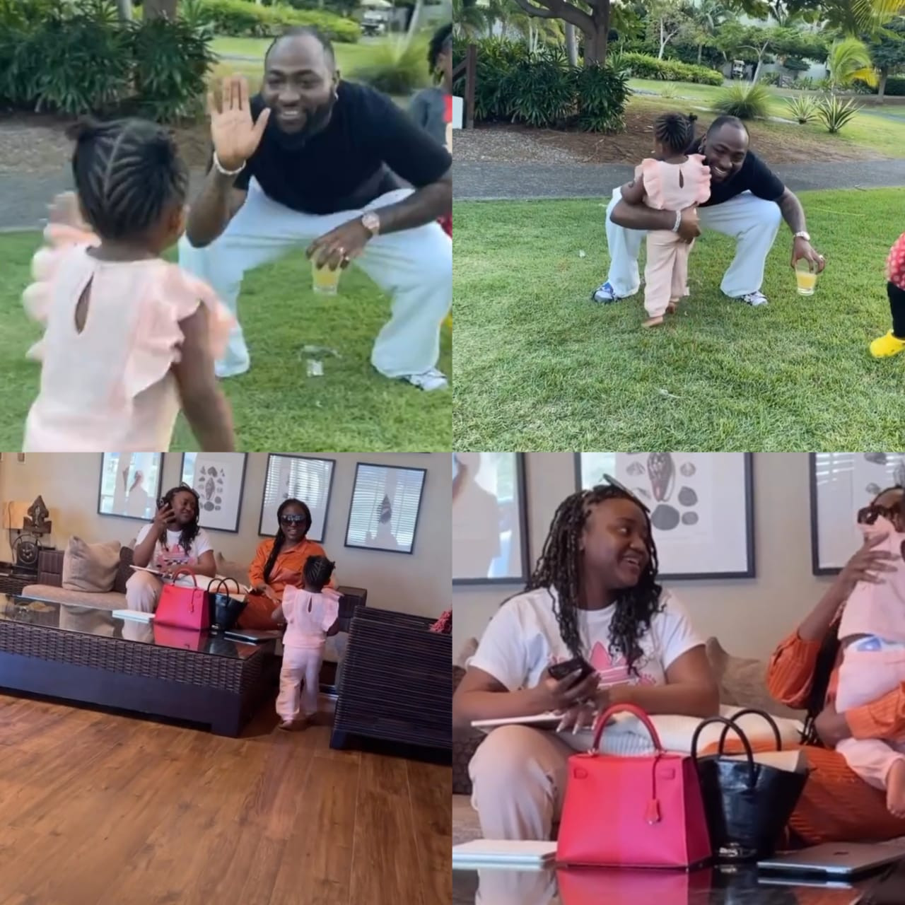 Davido and Chioma Join Their Family Members For a Christmas Vacation In ...