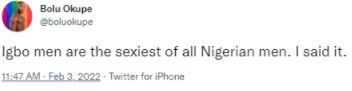 Igbo Men Are The Sexiest Of All Nigerian Men - Bolu Okupe