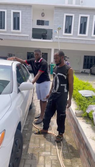 Cute Abiola Gives Aremu Olami A Car Gift (Video)