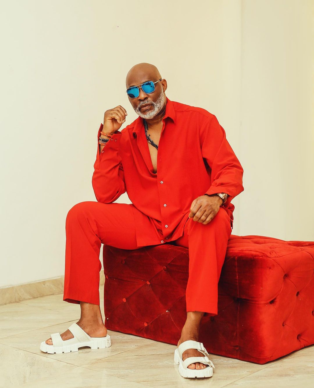 Actor Richard Mofe Damijo (RMD) Celebrates His 61st Birthday With Cute ...