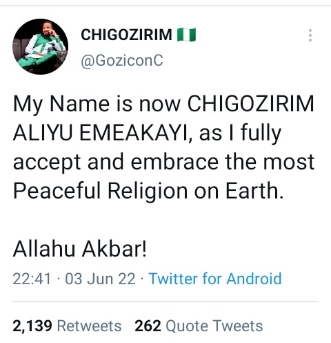 I Fully Accept And Embrace The Most Peaceful Religion On Earth - President Buhari's Supporter ...