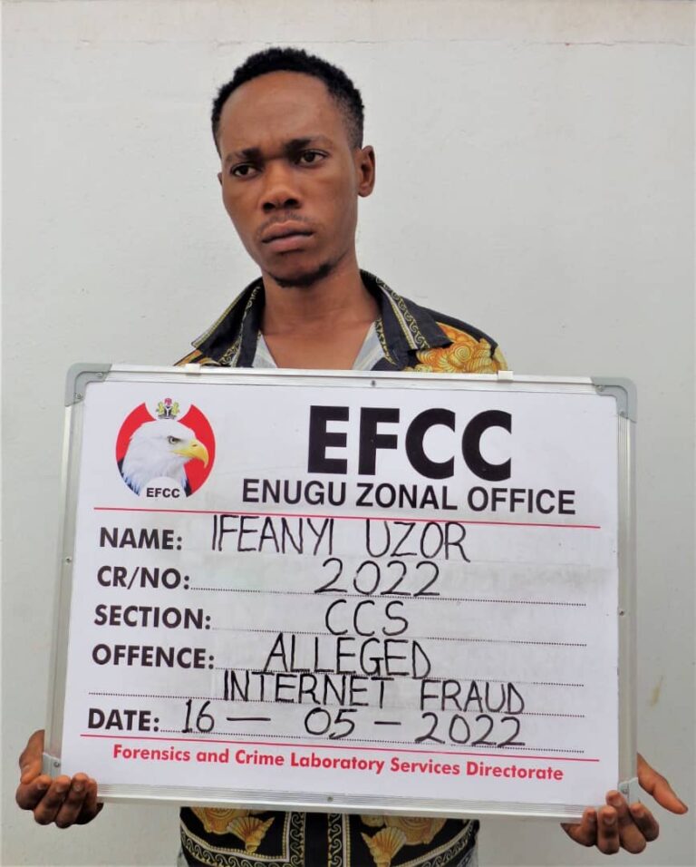 Faces, Names of 22 Internet Fraudsters Sent To Jail In Enugu (Photos)