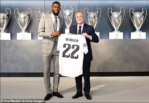 Antonio Rudiger Unveiled As Real Madrid Player (Photos)