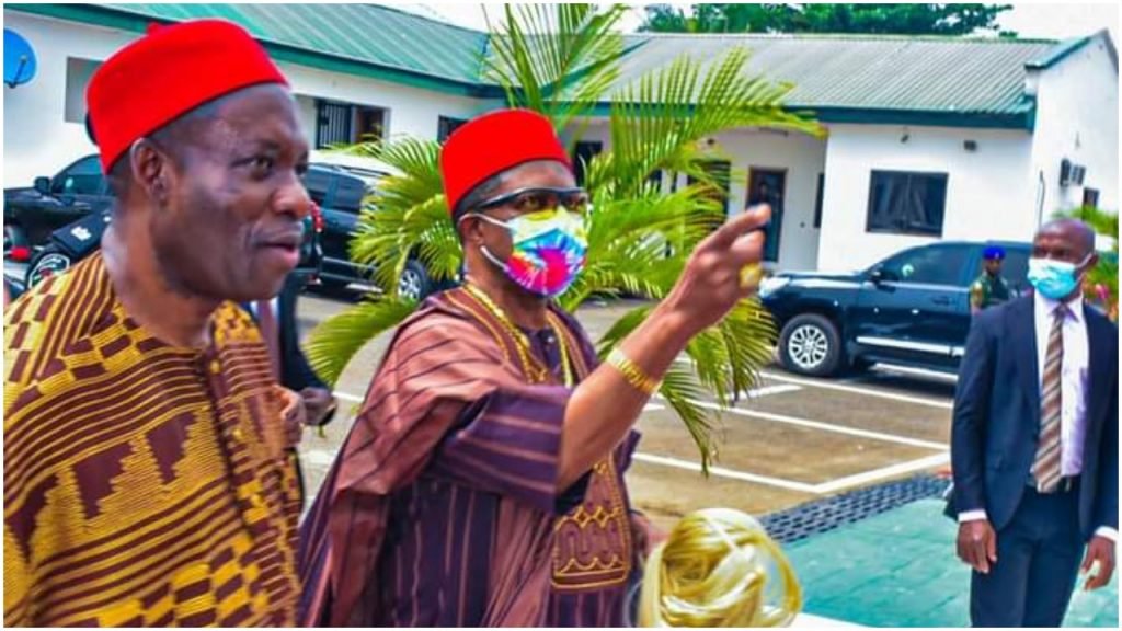 Obiano Delivers Farewell Address, Conducts Soludo Around Govt House