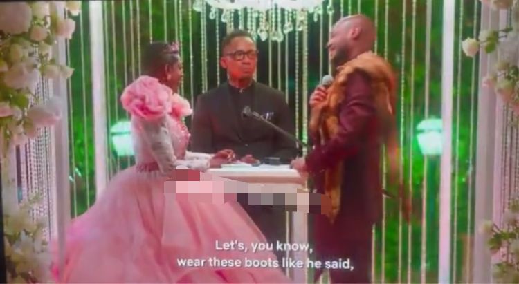 See The Emotional Moment Annie Idibia And 2face Renewed Wedding Vows ...