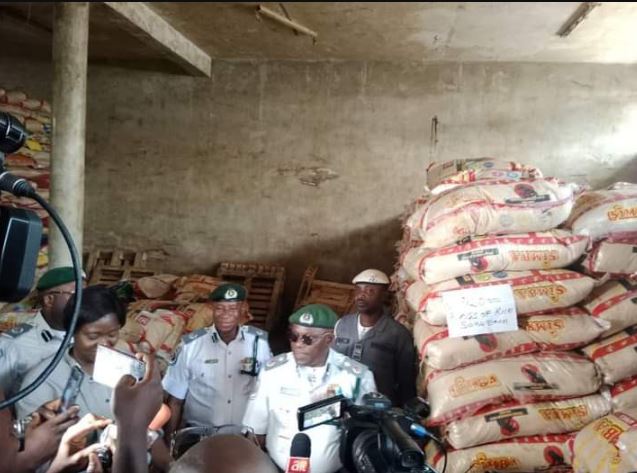 1,000 Bags Of Poisonous Foreign Rice Intercepted By Customs In Ogun ...