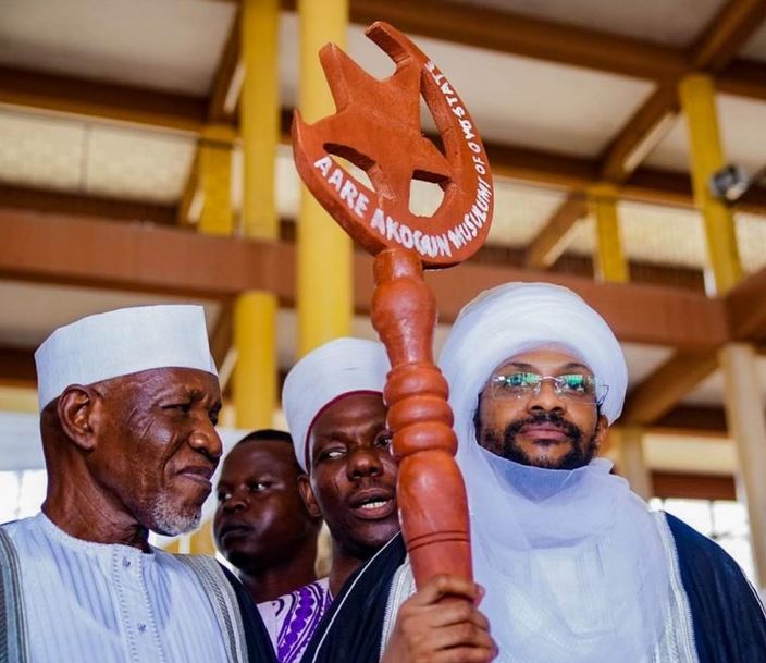 Ajimobi’s Son Installed As Aare Akogun Musulumi Of Oyo (Photos)