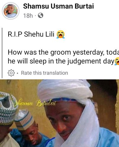 Tragedy As Groom Dies Hours After His Wedding In Sokoto