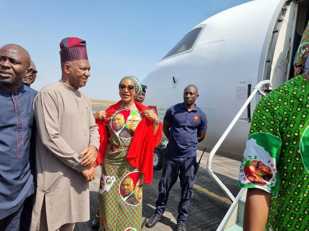Peter Obi's Wife Steps Out For Benue Rally (Photos)