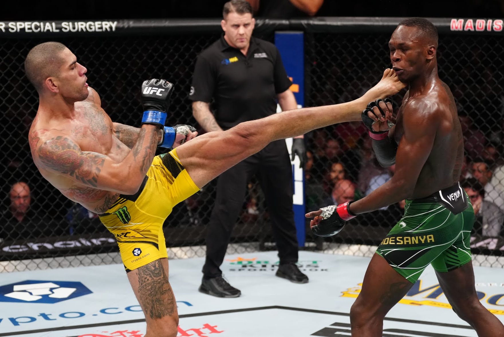 Pereira Knocks Out Nigeria's Israel Adesanya To Become New UFC ...