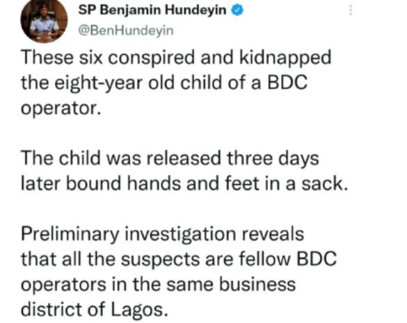 Bureau De Change (BDC) Operators Conspire To Abduct Their Colleague's 8 ...