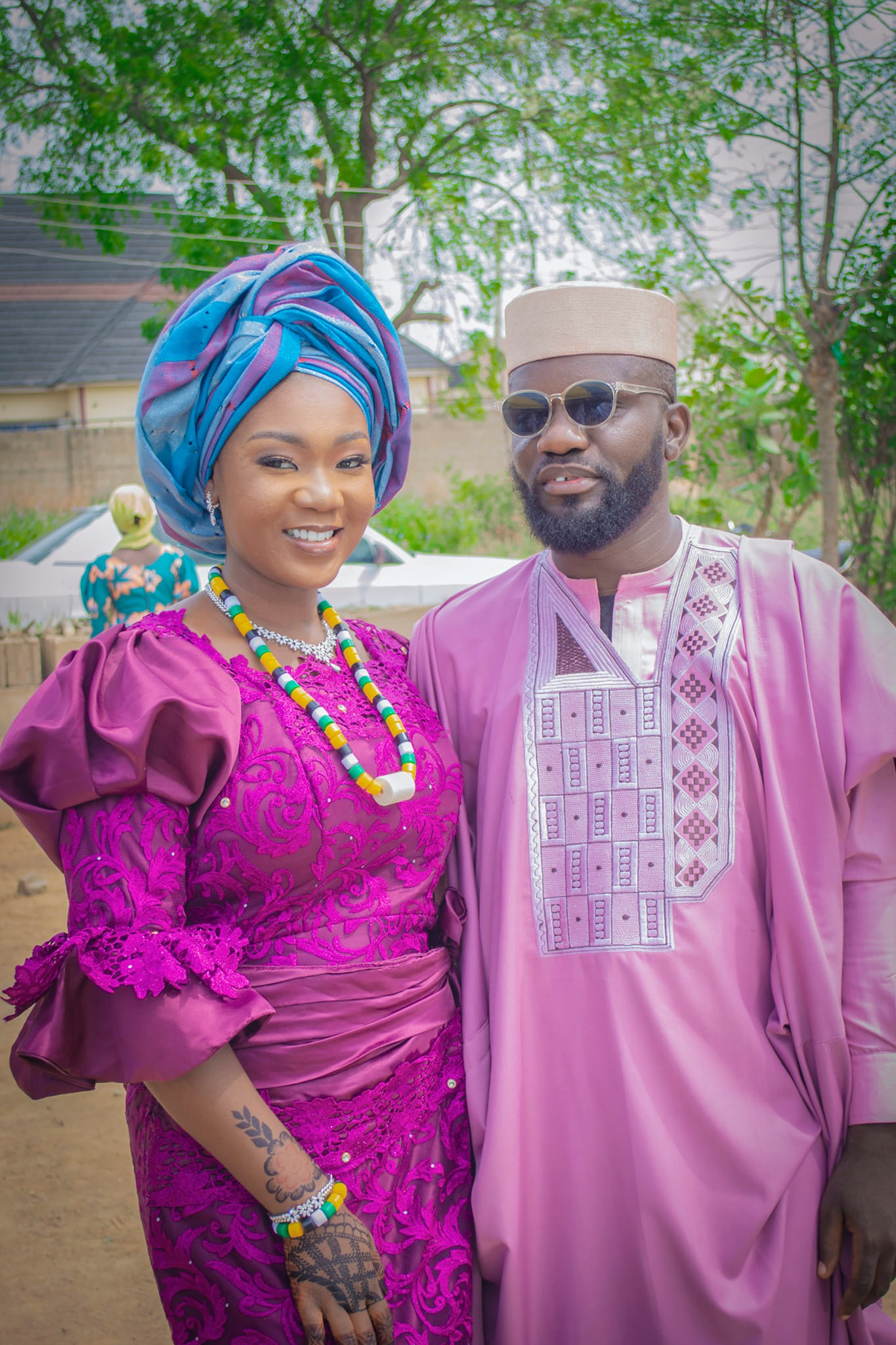 Nigerian Man Converts To Islam To Marry His Muslim Bride (Photos)