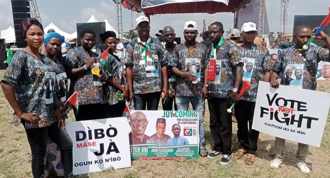 Pictures From The Labour Party Presidential Rally In Ibadan