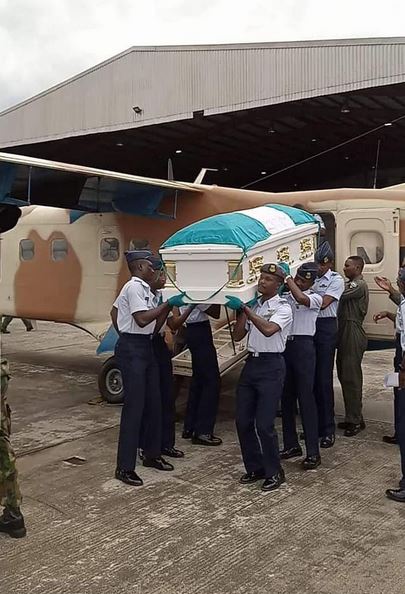 Photos from The Funeral Ceremony Of Nigeria Air Force Who Died In The ...