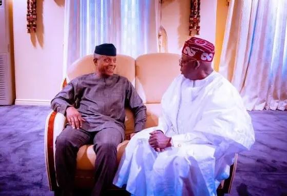 Tinubu Meets Osinbajo In Aso Villa (Photos)