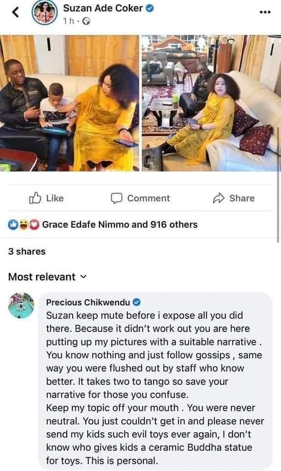 Never Send My Kids Such Evil Toys Again – Precious Chikwendu Blasts ...