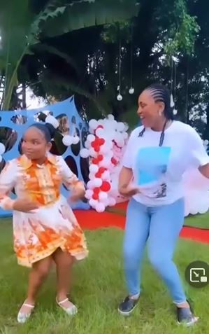 Regina Daniels Hosts Birthday Party For Stepdaughter, Maya (Video)