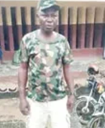 Dismissed Soldier Arrested For Operating Okada In Army Uniform In Lagos