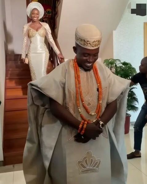Videos From The Traditional Wedding Of MI Abaga And Fiancée, Eniola