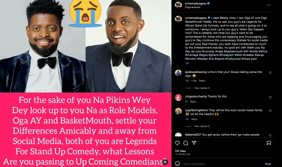 Settle Your Differences Away From Social Media – Uche Maduagwu Tells AY ...