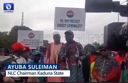 We Want N200,000 Minimum Wage And Fuel Price Reverted To N185 per litre - Kaduna NLC Chairman ...
