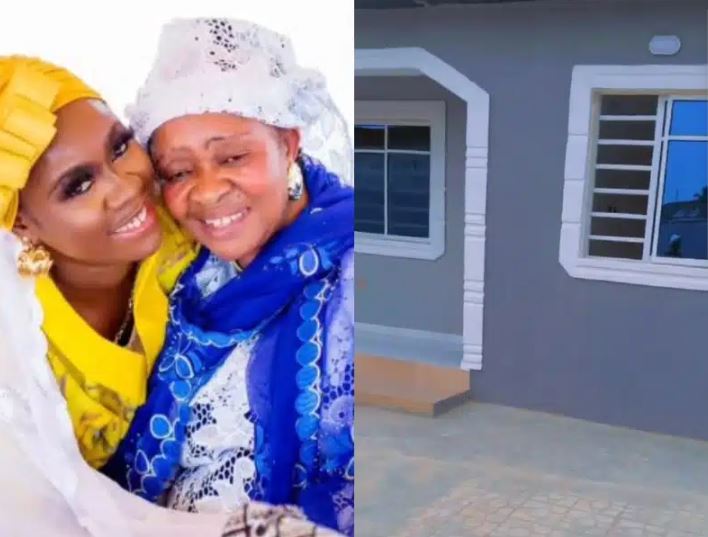 Actress, Olayinka Solomon Gifts Her Mother A Brand New House To Mark ...