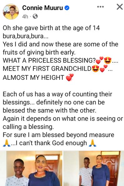 Woman Shows Off Her First Grandchild As She Slams Those That Mocked Her ...