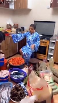 Bobrisky Shows Off Food Items For His Household (Video)