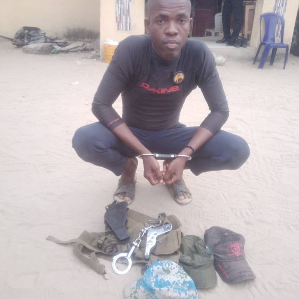 Photo Of Armed Robbery Suspect Nabbed For Impersonating As Military ...