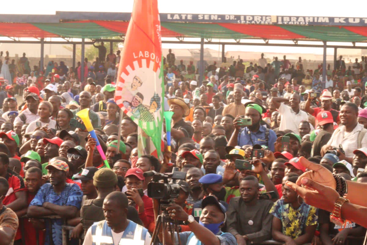 Massive Crowd Attend Peter Obi's Campaign Rally In Niger (Videos/Photos)