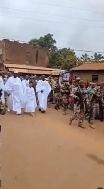 Video Of Interim President Of Guinea, Mamady Doumbouya, Walking With ...