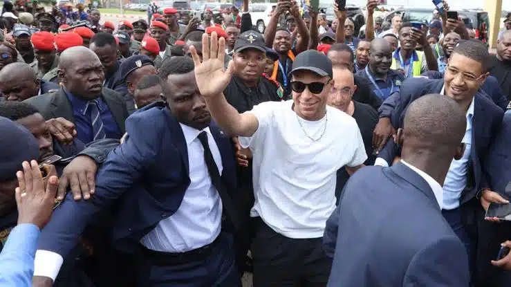 Fans Jubilate As Kylian Mbappe Visits His Home Country, Cameroon (Video)